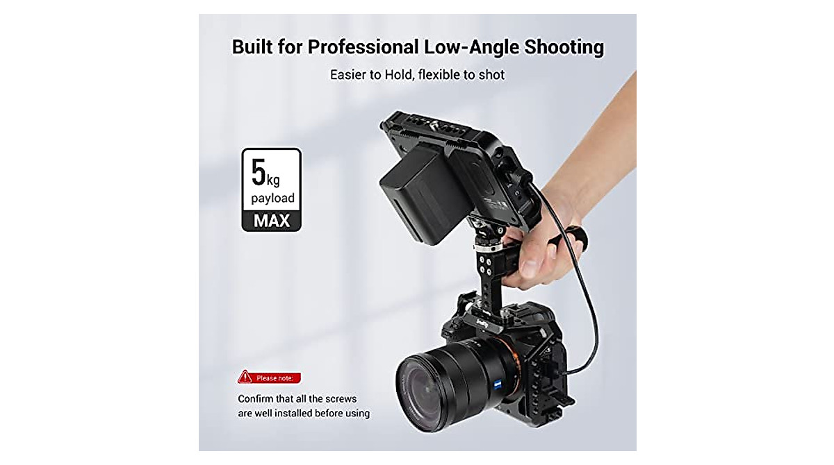 SmallRig Camera Top Handle Grip for DSLR & Camera Rigs | Stable & Versatile