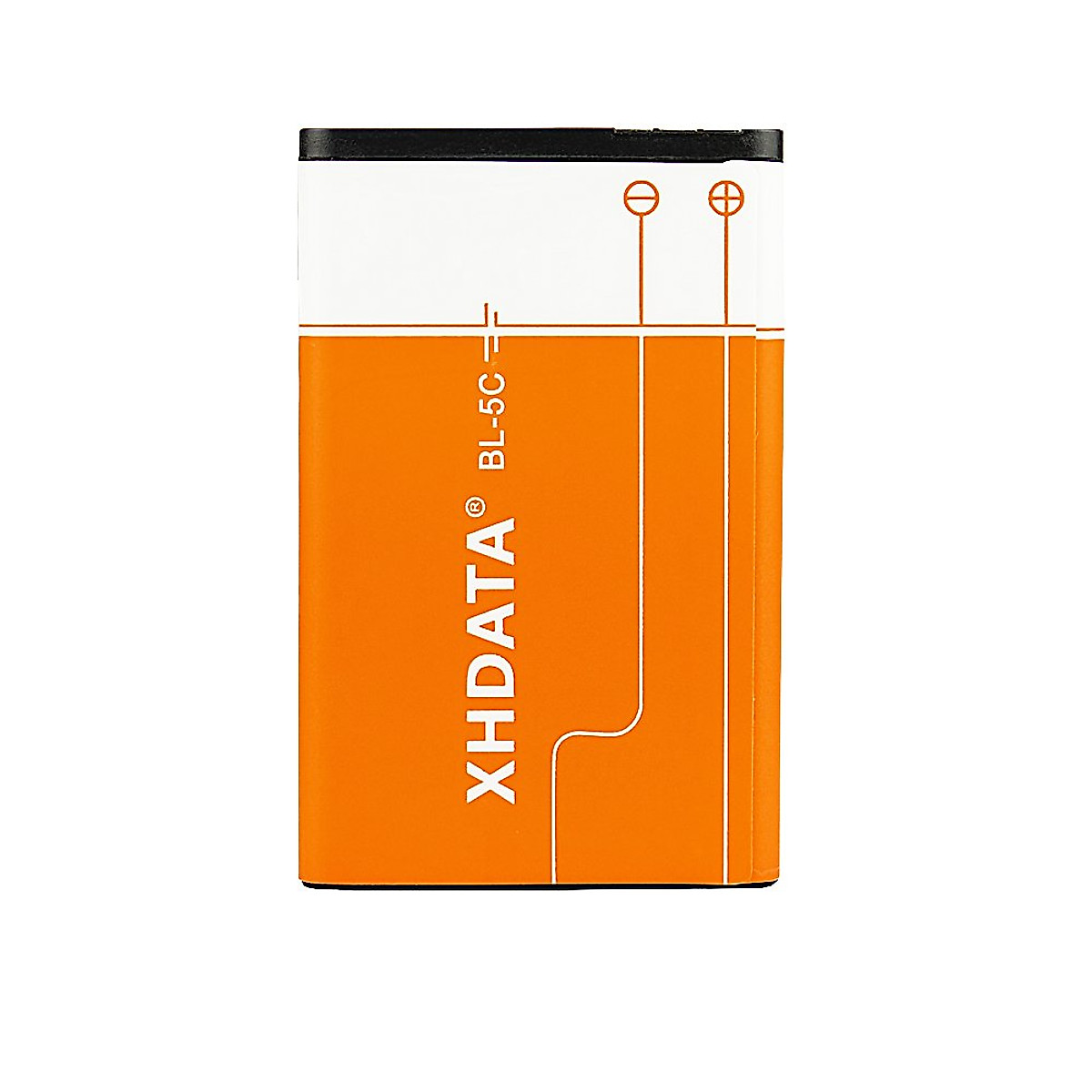 XHDATA BL-5C Battery 3.7V 1500mAh Rechargeable Battery Large Capacity for Radio for Home with Current Protection (2 Pieces)