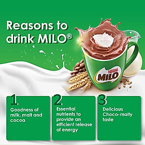 Nestle Milo Malaysia 3.3 Pound (1.5kg) Halal Beverage Mix Chocolate Malt Powder Tin Can Fortified Powder Energy Drink Cocoa