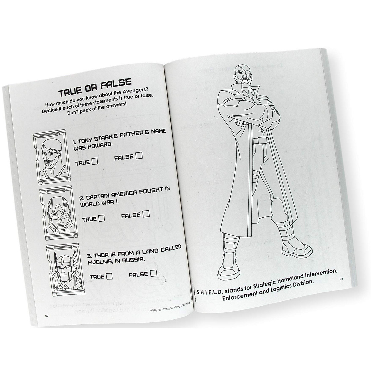 Avengers Coloring Book Set Bundle with Avengers Stickers and Superhero Door Hanger (Avengers Classic)