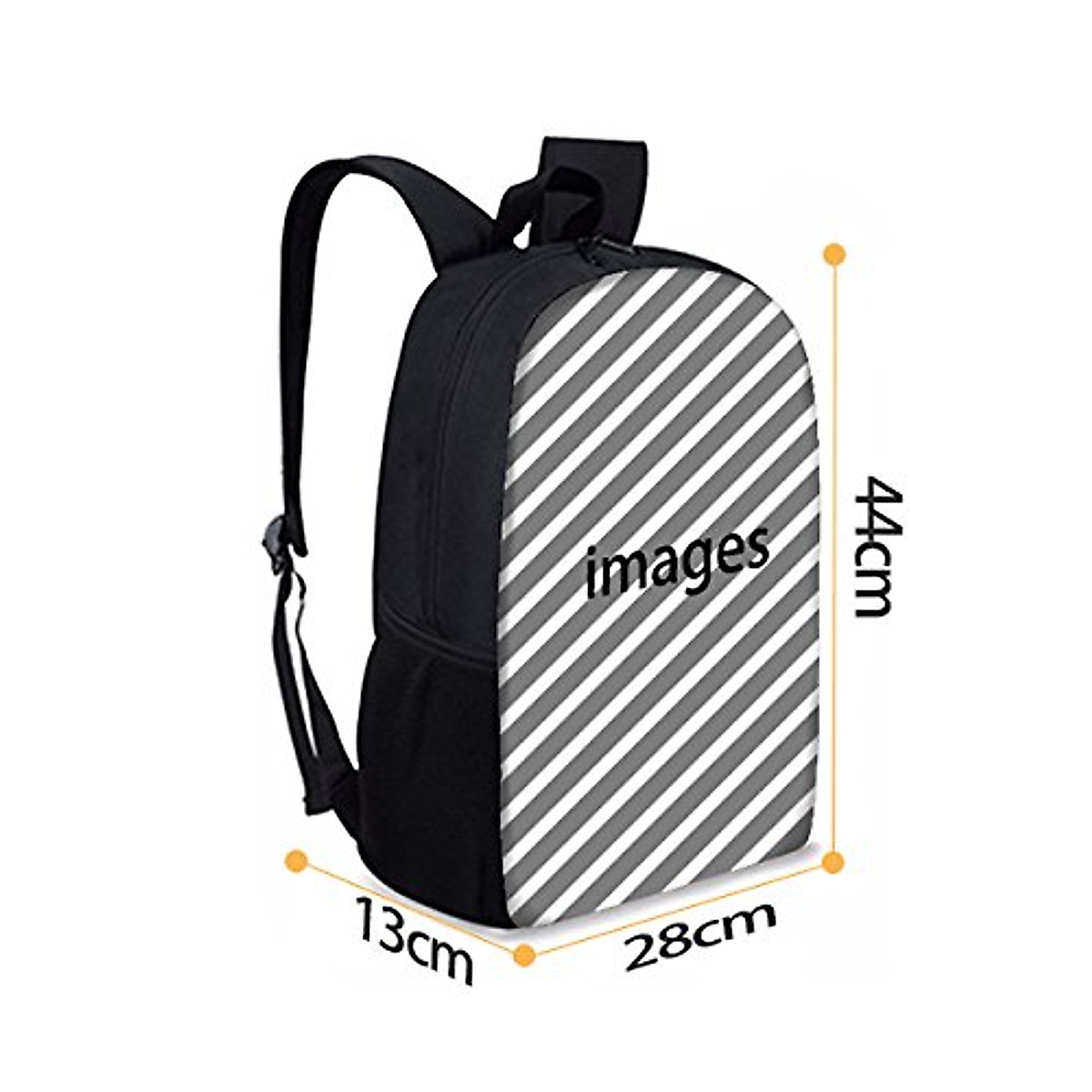 Dellukee Middle School Student Backpack Lunch Bag Set Pen Bags For Boys Fashion Durable Daypack Panda Print