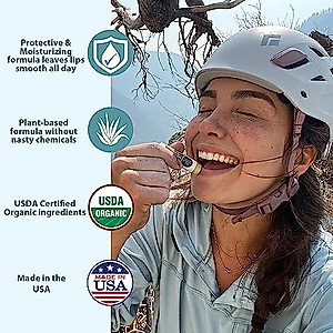 All Good Organic Lip Balm - Hydrating Lip Balm for Soft Smooth Lips with Calendula, Lavender, Olive Oil, Beeswax, Vitamin E & Coconut (3-Pack)