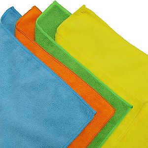 50 Pack - Simple Houseware Microfiber Cleaning Cloth (12" x 12")