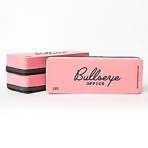 Set of 3 Retro Dry Erase Eraser, Premium Magnetic Whiteboard and Chalkboard Cleaner for Classroom & School, Perfect Eraser Supplies for Teachers - Bullseye Office