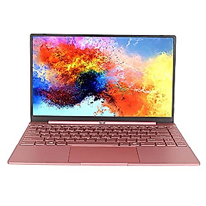 Ultra Slim Notebook, IPS HD Micro Edge Backlit Screen, Quad Core Digital Keyboard, Touchpad for School US Plug