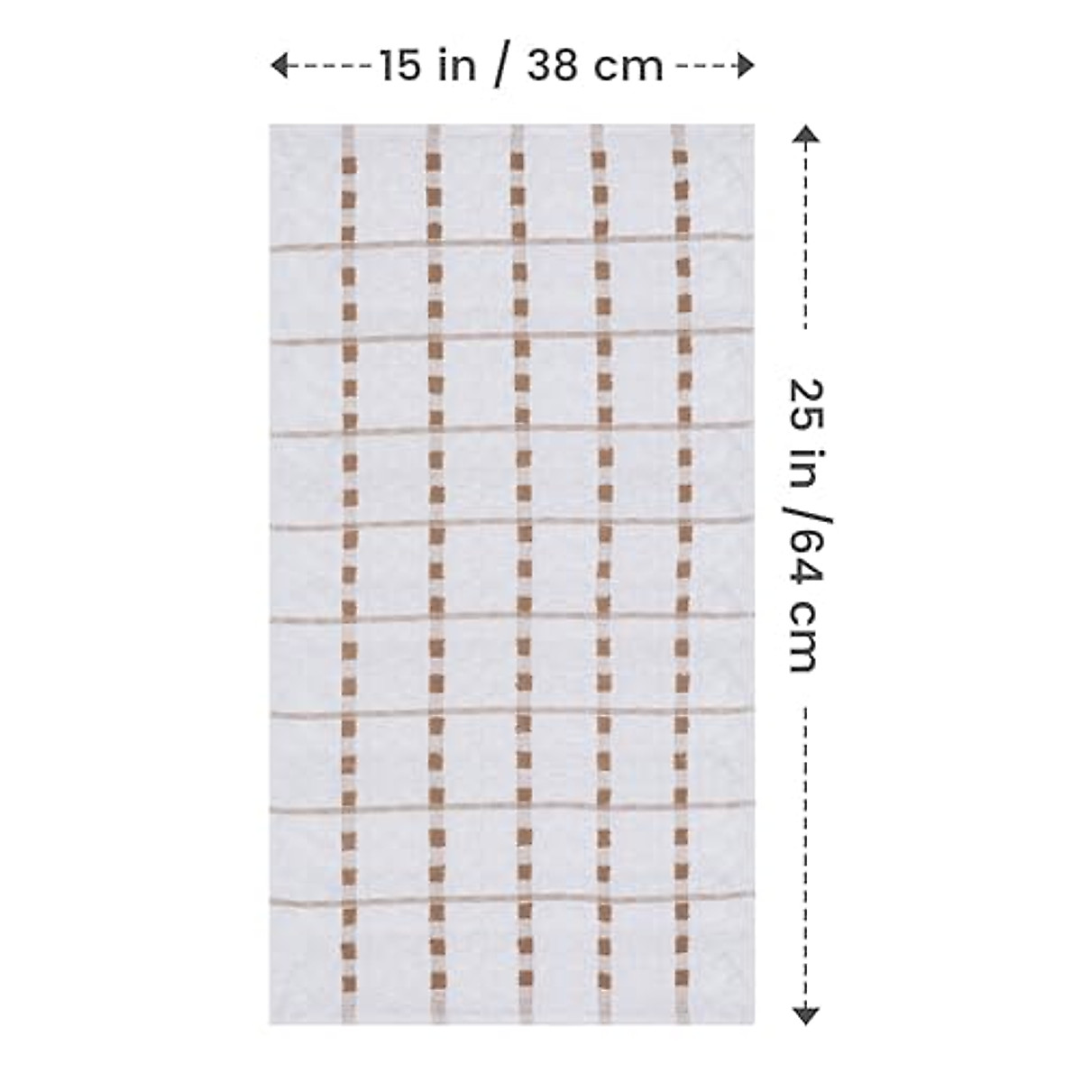 Utopia Towels Kitchen 12 Pack, 15 x 25 Inches, 100% Ring Spun Cotton Super Soft and Absorbent Linen Dish Towels, Tea Bar Set (Brown)