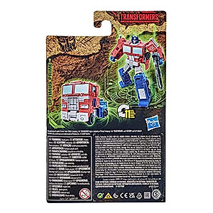 Transformers Toys Generations War for Cybertron: Kingdom Core Class WFC-K1 Optimus Prime Action Figure - Kids Ages 8 and Up, 3.5-inch