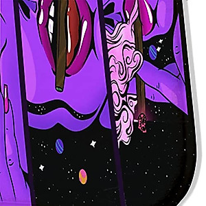 ZGH 3x5 Ft Super Soft Indoor Modern Area Rug Rugs for Living Room Bedroom Psychedelic Smoke Cool Girl 60x39 Inch Rug