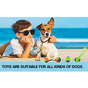 YOOCIZ Tough Dog Toys for Aggressive Chewers, Large Dog Toys with Larger Knot Rope Toys Interactive Dog Chew Toy for Small, Medium & Large Breed…