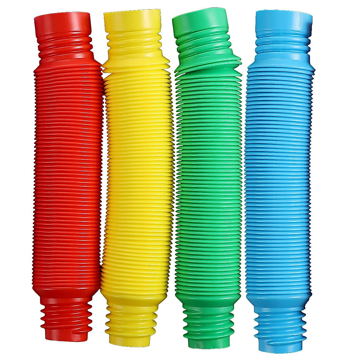 Pop Multi-Color XL Stretch Tubes Sensory Toy for Toddler Kids Learning Toys - 4 Pack