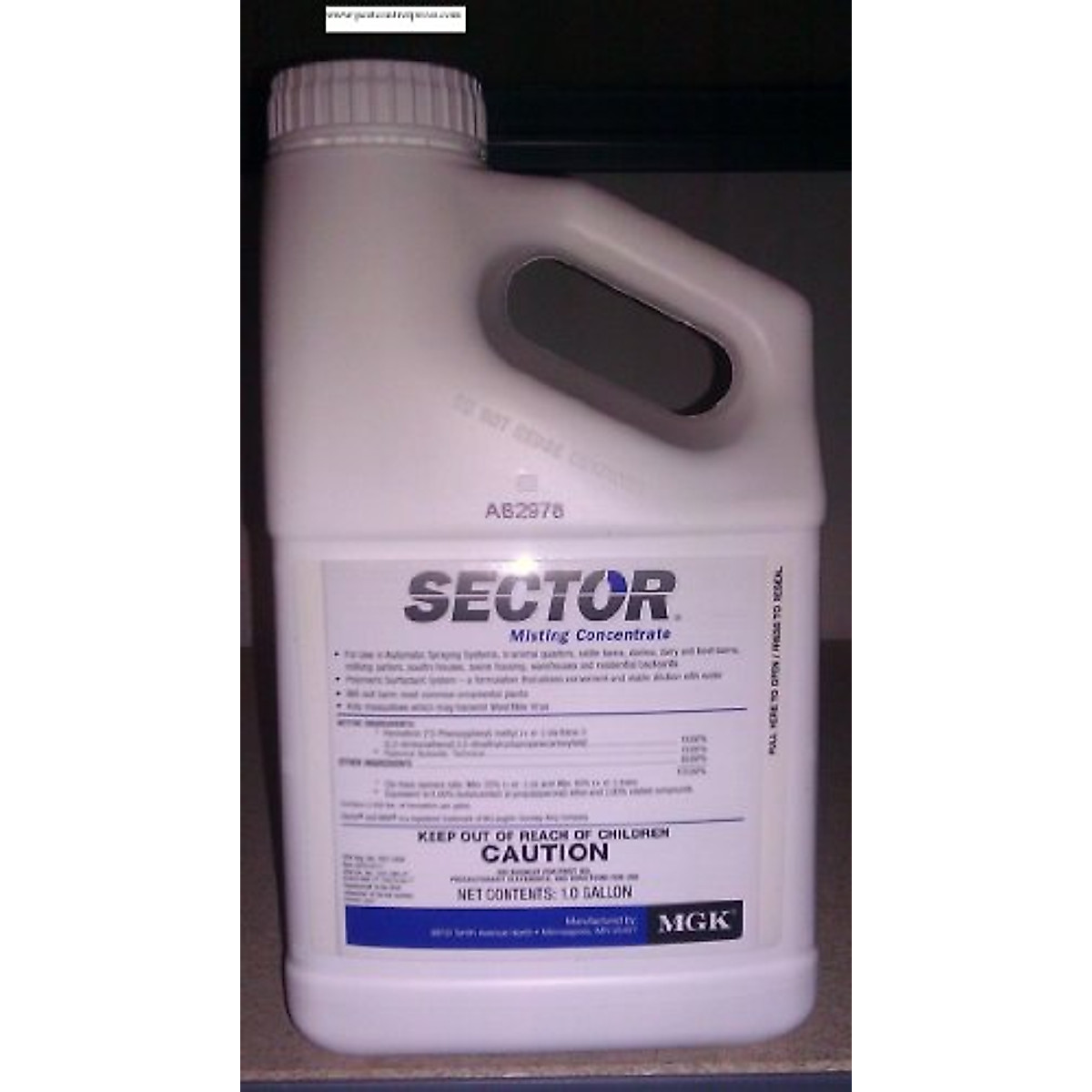 MGK Sector 1 Gal Permethrin Mosquito & Flying Pest & Insect Control Misting Insecticide ULV
