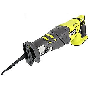 Ryobi P517 18V Lithium Ion Cordless Brushless 2,900 SPM Reciprocating Saw w/ Anti-Vibration Handle and Tool-Less Blade Changing (Battery Not Included, Power Tool Only)