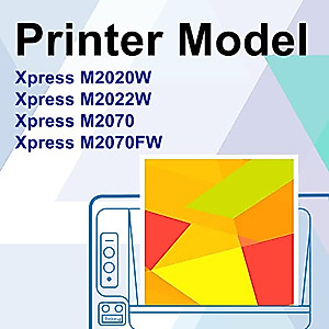 MLT-D111S Toner for SL-M2020W SL-M2070W/FW - Compatible Toner Cartridge Replacement for Samsung 111S 111L MLT-D111S MLT-D111L Compatible with Samsung Xpress M2022W M224W M2070FW M2070W Printer