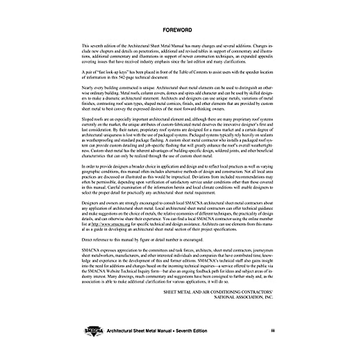 Architectural Sheet Metal Manual