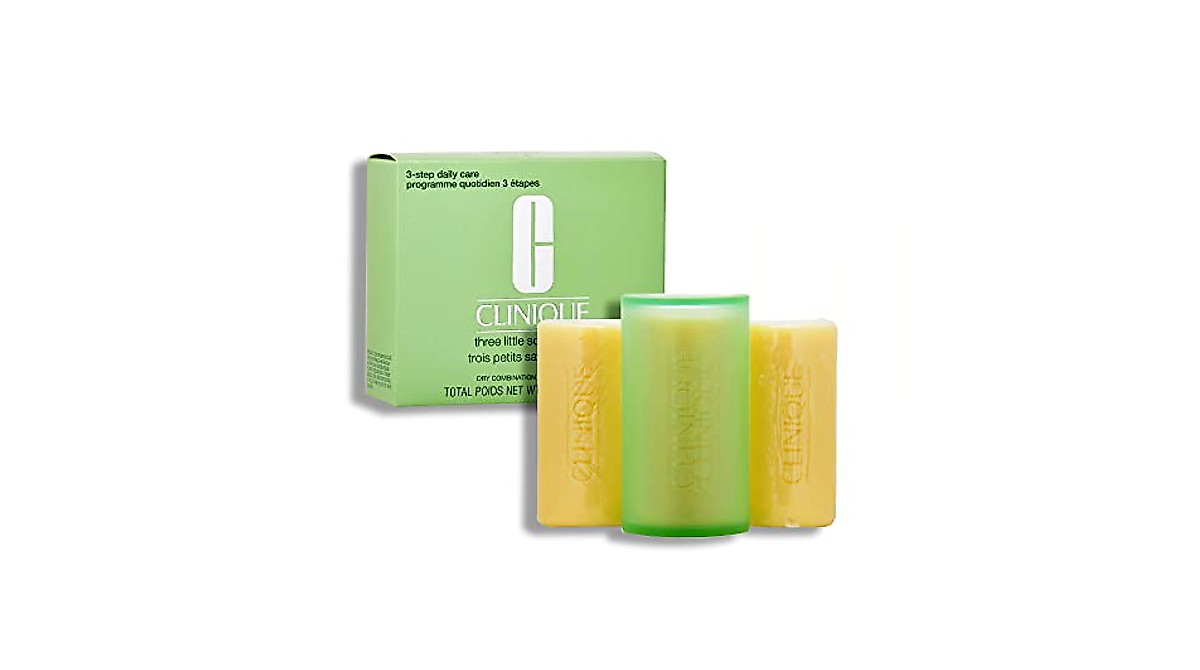 Clinique 3 Little Soap Mild – Gentle Cleansing Bars for Sensitive Skin