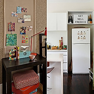 Strong Office Magnetic Clips Heavy Duty Refrigerator Magnet Hook Clips for Photo Displays, Whiteboards, Locker, Fridge, Classroom, School, Office(10 Pack)