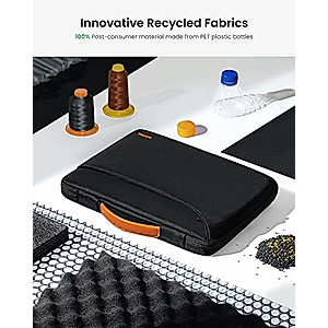 tomtoc 360 Protective Laptop Carrying Case for 16-inch New MacBook Pro M2/M1 Pro/Max A2780 A2485 A2141 2023-2019, Dell XPS 15 Plus, The New Razer Blade 15, Surface Book 3/2 15, Accessory Sleeve Bag