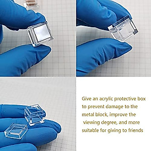 GOONSDS Element Cube - Metal Density Cubest for University Lab and Student Gift Ornament Collection,Aluminum al