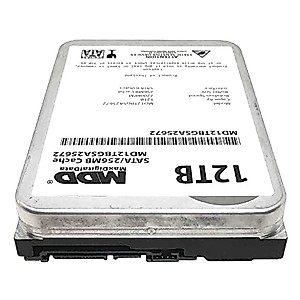 MDD 12TB 7200RPM SATA 6Gb/s 256MB Cache 3.5inch Internal Desktop Hard Drive, MD12TBGSA25672, Mechanical Hard Disk