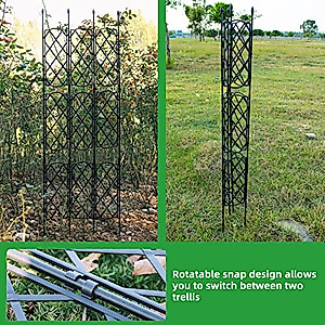 Garden Trellis for Climbing Outdoor Plants 55x18inch Plant Support Structures for Rose Clematis Vine and Climbing Plants