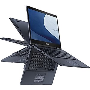 ASUS ExpertBook B3 Thin & Light Flip Business Laptop, 14” FHD, Intel Core i5-1135G7, 256GB SSD, 16GB RAM, All Day Battery, Enterprise-Grade Video Conference, NumberPad, Win 11 Pro, B3402FEA-XH53T