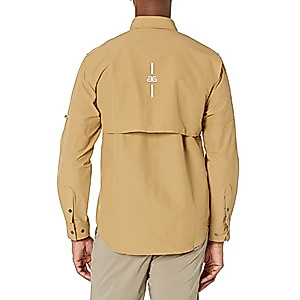 Arctix Men's Summit Long Sleeve Camp Shirt, Khaki, X-Large