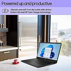 HP 2023 Newest Laptop, 15.6 Inch Display, Intel Pentium Quad-Core Processor, 16GB RAM, 512GB SSD, Intel UHD Graphics, Wi-Fi, Bluetooth, HDMI, Webcam, Windows 11 Home, Black
