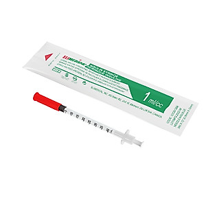 Elimedical Veterinary Syringe U-40 1ml 28G x 1/2" 30pcs/box 10V2813B