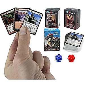 World’s Smallest Magic: The Gathering Exclusive Collector Set Featuring Ajani VS. Nicol Bolas and Heroes VS. Monsters Duel Decks, MTGCollector