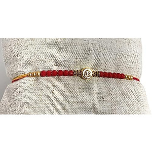 Rakhi Gift Set (Om&RedBeads)