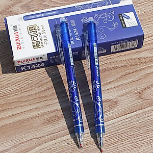 3Pcs Erasable Pens 0.5mm Black Ink Pen Refill Set for School Supplies Student Writing Exam Stationery Pens