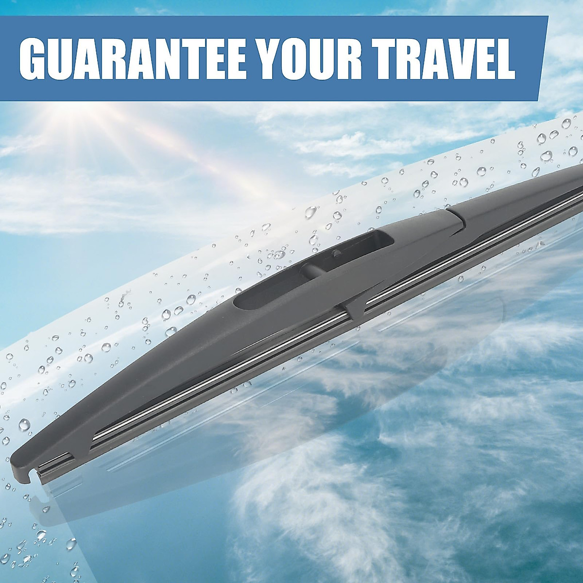 12" Rear Wiper Blade, Replacement Back Windshield Wiper Blade for Nissan Murano 23-09 Armada 23-05 Pathfinder 12-05 Versa 19-14 /Toyota Corolla 22-19/Honda CRV 22-17 BRV 21-18 Element 11-03(H306/12-B)