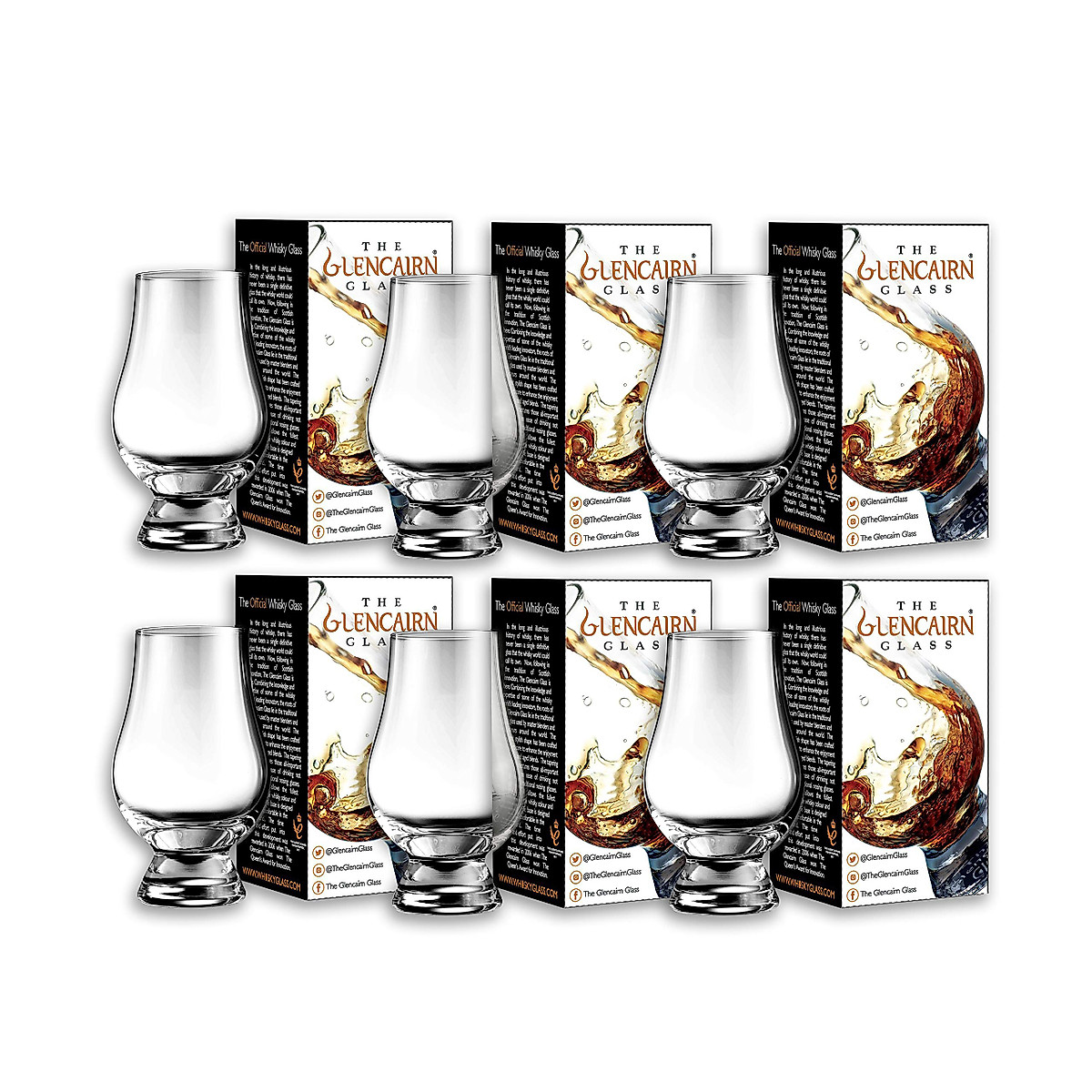 GLENCAIRN Whisky Glass in Gift Carton, Set of 6