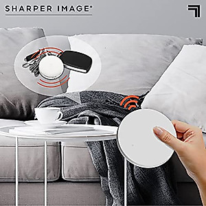 SHARPER IMAGE Auto Keyfinder Magnetic Smart Tracker and Storage, Find Lost Keys, Keychain Attachment