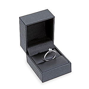 White gold cute diamond ring_O