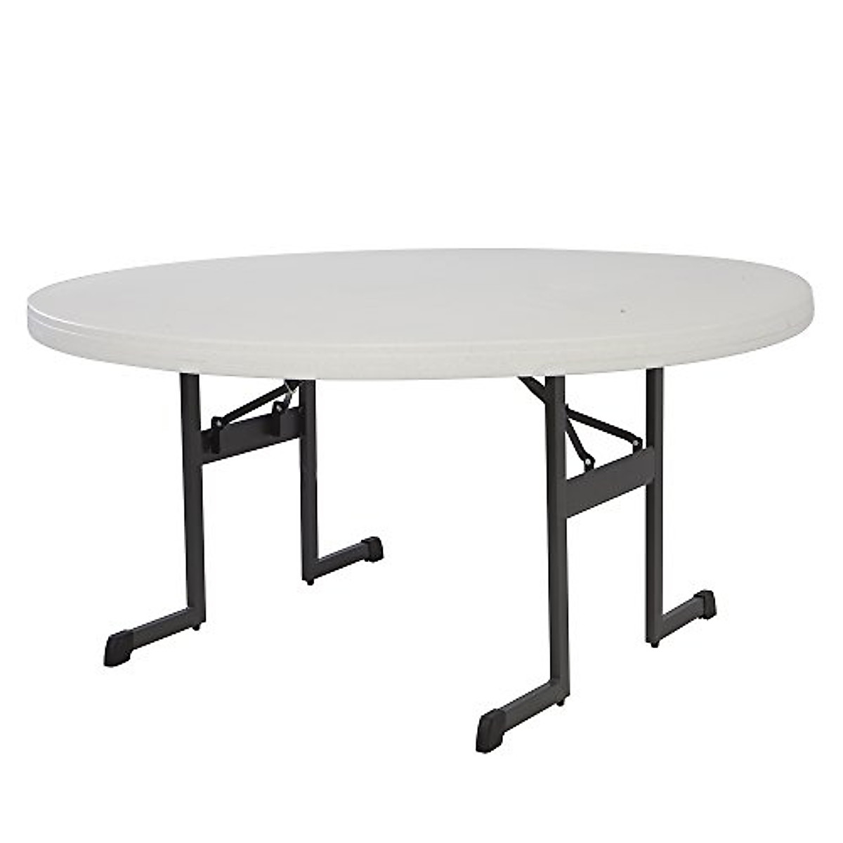 Lifetime Products 80125 Professional Round Folding Table, 5', Putty