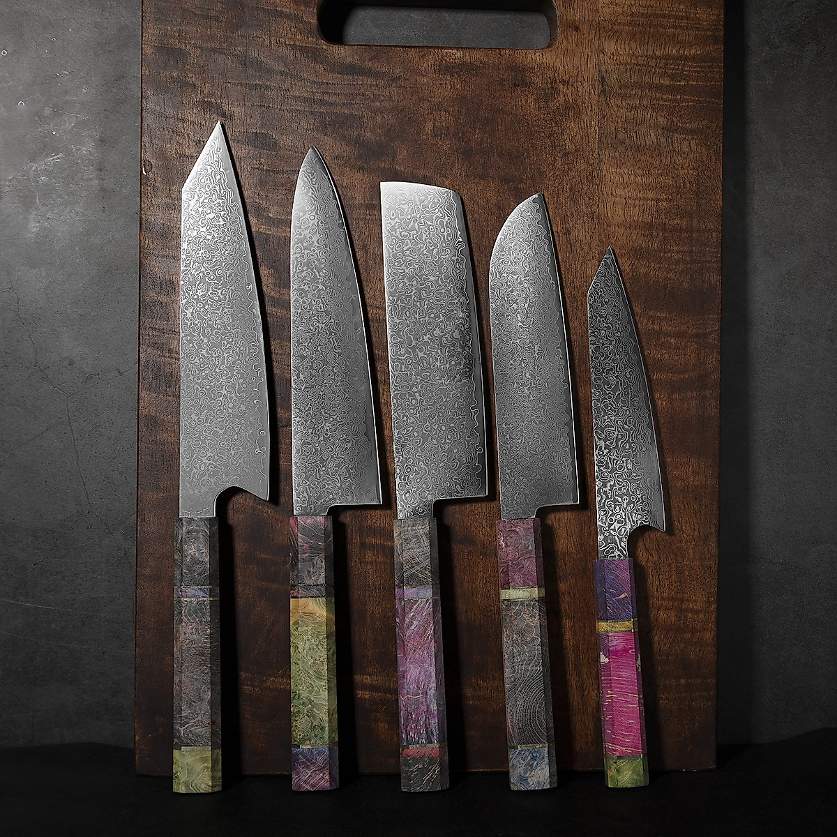 Damascus Chef Knife Unique Handle Professional 8 Inch Japanese Chefs Kitchen Knife Vg10 67 Layers Damascus Steel Knive with Sheath (gyuto knife)