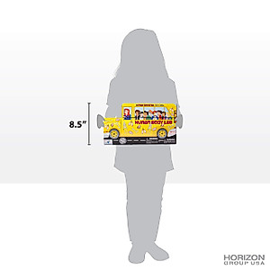 The Magic School Bus:Human Body Lab By Horizon Group USA,Homeschool STEM Kit,Includes Hands-On Educational Manual,Experiment Cards,Plastic Human Skeleton,Data Notebook,Hinge Joint Model & More ,Yellow