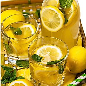 Couger| Real Lemon 100% Concentrated Lemon Juice, 2.5 oz. 4-pack Bundle With Couger Recipe Card