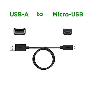 Motorola Essentials SKN6461A Micro-USB Data/Charging Cable- OEM for Droid Turbo, Moto E 2020, Moto E5 Plus, E6, G3, G4, G5 Plus, G5S, G5S Plus, G6 Play, G6 Forge [NOT G6 or G6 Plus]- (3.3 feet), Black