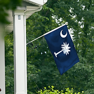 XIFAN Double Sided South Carolina State Flag 3x5 ft, Heavy Duty 3 Ply Durable Polyester, SC Flag with Vibrant Print/4 Rows Hemming/Brass Grommets for Indoor Outdoor Decor