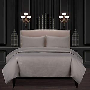 Overstock F Scott Fitzgerald Manuscript Truffle Luxury Duvet Cover and Insert Set Queen 6 Piece