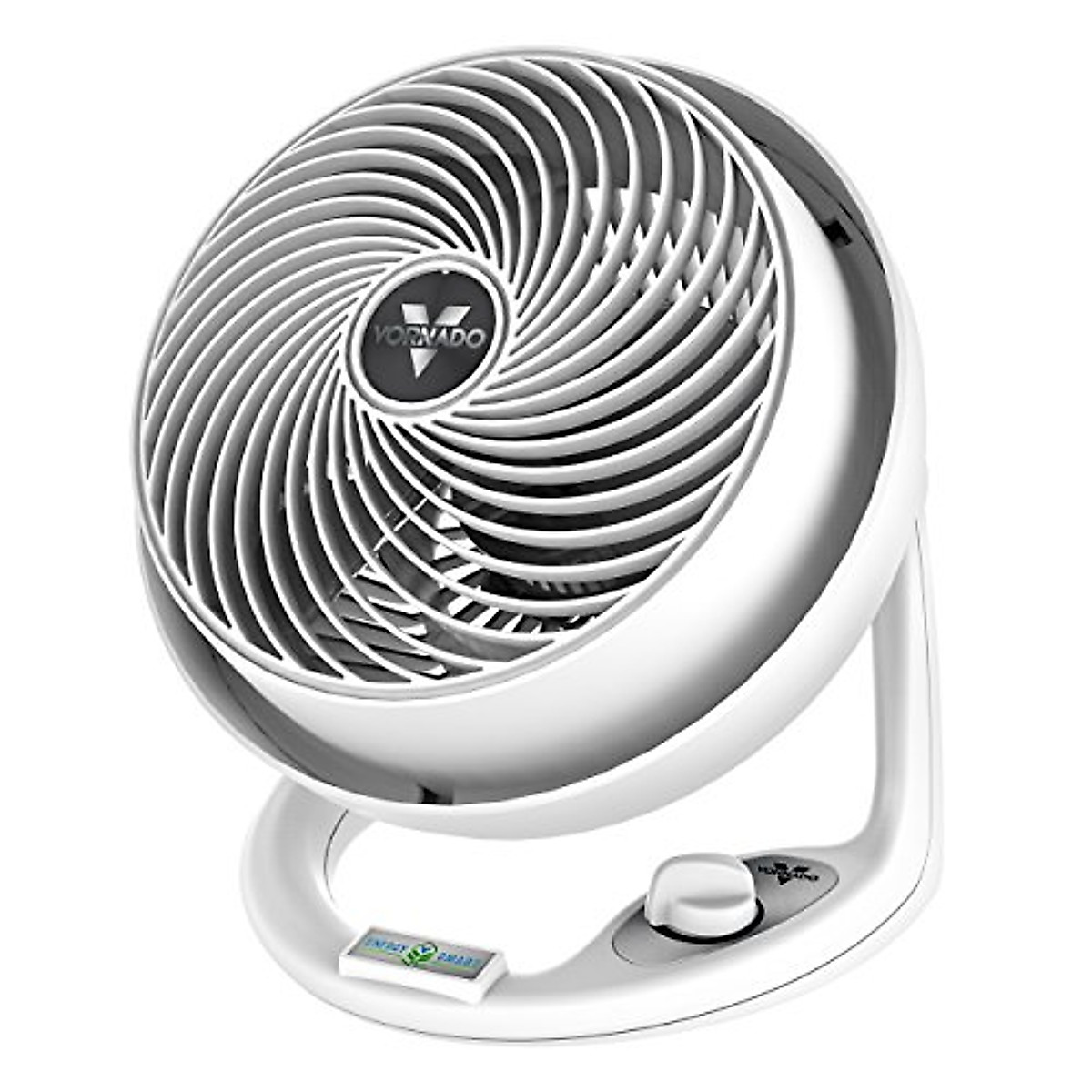Vornado 610DC Energy Smart Medium Air Circulator Fan with Variable Speed Control & 460 Small Whole Room Air Circulator Fan with 3 Speeds, 460-Small, White