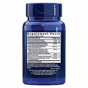 Life Extension Estrogen for Women - for Healthy Estrogen Metabolism - Helps Relieve Discomforts of Menopause - Plant Based Estrogen Supplement - Gluten Free, Non-GMO - 30 Vegetarian Tablets