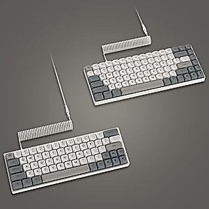 dagaladoo 133 Keys Retor Grey Keycaps, XDA Profile PBT Keyboard Keycaps Full Set, XVX Dye Sublimation Keycaps for 60% 65% 100% Cherry Gateron MX Switches Mechanical Keyboard