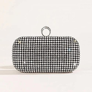 Gets Clutch Purse for Women Rhinestone Evening Clutch Purses for Wedding Bridal Party with Chain Crossbody Bags