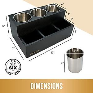 Hair Tool Organizer, Hair Dryer and Straightener Holder Countertop, Blow Dryer Holder Bathroom Organizer Storage for Vanity Makeup/Styling Tools/Curling Iron