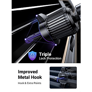 UGREEN Car Phone Holder Phone Mount Car Vent Phone Holder Thick Case Friendly Compatible with iPhone 15 14 Pro Max 14 Plus, iPhone 13 12 11 Pro Max Mini SE XS XR 8 7 6 6S Cell Phone