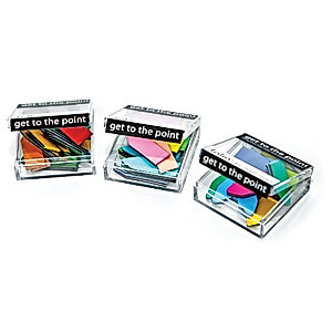 Get to The Point - Magnetic Slip-Over-The-Page Arrow Bookmarks (NEON - Box of 20)