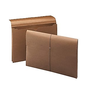 Smead Expanding File Wallet with Flap and Cord Closure, 2" Expansion, Legal Size, Redrope, 50 per Box (77245)